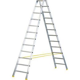 Doppelstufen-Stehleiter MEHRSI&reg;, 12 Stufen, 19 kg