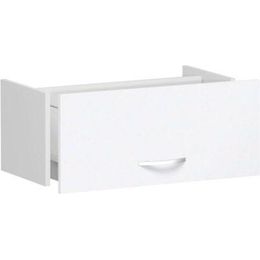 H&auml;ngeregistraturauszug PALENQUE, B 800 x T 400 x H 384 mm, wei&szlig;