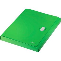 Ablagebox Leitz Recycle, bis DIN A4, R&uuml;ckenbreite 30 mm, f&uuml;r bis zu 250 Blatt, PP, gr&uuml;n