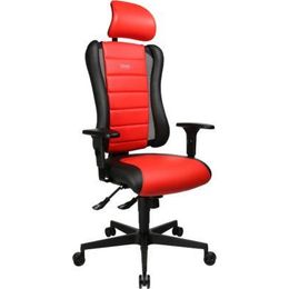 Topstar Gaming Stuhl SITNESS RS, 3D-Sitzfl&auml;che, Synchronmechanik, Sitzzeit 8 Std., schwarz/rot