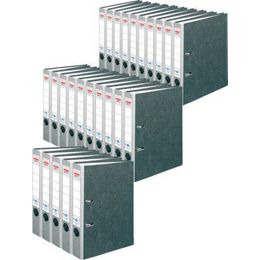 Ordner Herlitz maX.file nature, DIN A4, R&uuml;ckenschild geklebt, Hartpappe, R&uuml;ckenbreite 50 mm, grau, 25 St&uuml;ck