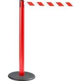 RS-GUIDESYSTEMS&reg; Gurtpfosten GLA 28, rot, Gurt rot/wei&szlig;