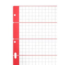 Leitz&reg; Karton Register, zur freien Verwendung, mit Rasteraufdruck