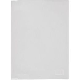 Sichth&uuml;llen Foldersys, A4, f&uuml;r bis zu 5 Blatt, 0,15 mm, mit Klemmfunktion, dokumentenecht, B 229,3 x H 310 mm, Polypropylen, transparent, 10 St&uuml;ck