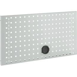 Sch&auml;fer Shop Sch&auml;fer Shop Pure Lochwand f&uuml;r AST31 Tischaufbau, bis 150 kg, B 750 x H 380 mm, Stahl, lichtgrau