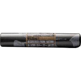 M&uuml;llbeutel Wildplastic&reg; WILDBAG, Volumen 120 l, St&auml;rke 35 &micro;m, zu 100 % recycelbar, Recycling-LDPE, transparent, 15 Rollen &agrave; 10 Beutel