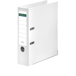 Sch&auml;fer Shop OrdnerSch&auml;fer Shop Select, DIN A4, R&uuml;ckenbreite 80 mm, Griffloch, auswechselbares R&uuml;ckenschild, Polypropylen, 1 St&uuml;ck, wei&szlig;