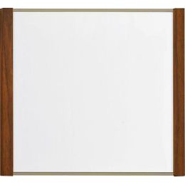 moedel T&uuml;rschild LMH, Aluminium- und Holzrahmen, Holzart w&auml;hlbar, Polyester-Abdeckung, Klebemontage, B 159,5 x H 150,5 mm, bronze/Nussbaum