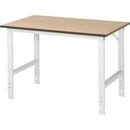 Rau Arbeitstisch, MDF-Platte, B 1250 x T 800 x H 760-1080 mm