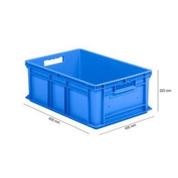 Sch&auml;fer Shop Kasten im EURO-Ma&szlig; EF 6220, 43,5 l, blau