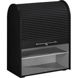 Korpus Universalschrank, ohne Rollladen, B 980/800 x T 450 x H 800/980 mm, schwarz