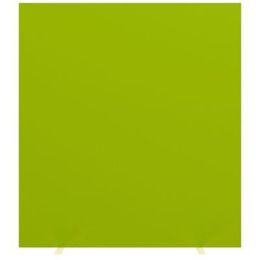 Design-Trennwand PAPERFLOW, Stoffbespannung gr&uuml;n, schwer entflammbar gem&auml;&szlig; DIN 4102 (B1), desinfektionsmittelbest&auml;ndig, B 1600 x T 390 x H 1740 mm
