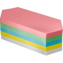 Moderationskarten-Block, Rhombe, 95 x 205 mm
