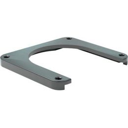 Ampere mobile Montageplatte f&uuml;r Handl&auml;ufe/Poller Rack-Mammut&reg;, Stahl, B 240/160 x T 220 x H 25 mm, schwarz