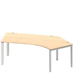 Sch&auml;fer Shop Sch&auml;fer Shop Genius Winkelschreibtisch MODENA FLEX 135&deg;, Ansatz rechts, B 2165 mm, Ahorn
