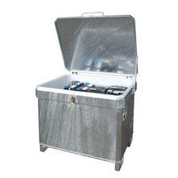Altbatterie-Container Bauer SAP 601 K, Stahlblech, feuerverzinkt, abschlie&szlig;bar, stapelbar, B 1120 x T 960 x H 920 mm