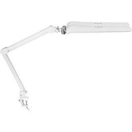 LED-Klemmleuchte Maulcraft duo, 2 K&ouml;pfe, Leistung 22 W, dimmbar, um 360&deg; drehbar, 2860 lm, Klemmweite 63 mm, wei&szlig;