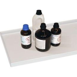 Fachboden f&uuml;r Gefahrstoffschrank ASECOS V-LINE, Stahlblech, Traglast 50 kg, lichtgrau