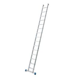 Krause Stufen-Anlegeleiter, 15 Stufen, mit Traverse