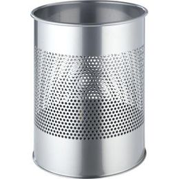 Durable Papierkorb, silbermetallic