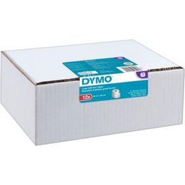 Dymo Adress-Etiketten, Papier, permanent haftend, 89 x 36 mm, 12 x 260 St&uuml;ck, wei&szlig;