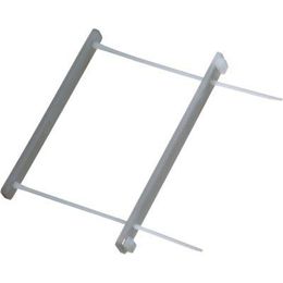 Leitz Archiv-Abheftb&uuml;gel 6078, F&uuml;llh&ouml;he 60 mm, mit Deckschiene, Polypropylen, transparent, 50 St&uuml;ck