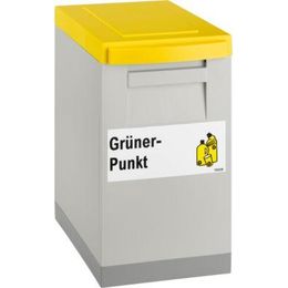 Modul-Sammelbox WSB grau, Deckel gelb