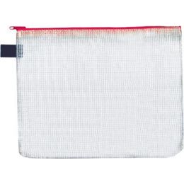 Foldersys Rei&szlig;verschluss-Sammelbeutel, f&uuml;r Format DIN B6, B 230 x H 183 mm, rot, 10 St&uuml;ck