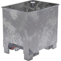 Bauer Beh&auml;lter f&uuml;r Routenz&uuml;ge Typ CS 30, 3-fach stapelbar, Inhalt 0,3 m&sup3;, bis 500 kg, verzinkt