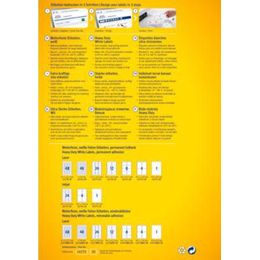 Avery Zweckform Folien-Etiketten, wetterfest, f&uuml;r Innen- und Au&szlig;enbereich, 99,1 x 67,7 mm