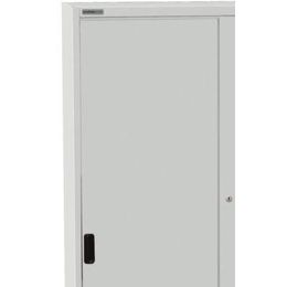 Sch&auml;fer Shop Sch&auml;fer Shop Select Schiebet&uuml;renschrank, mit 4 Einlegeb&ouml;den, B 950 x T 400 x H 1950 mm, Stahl, lichtgrau