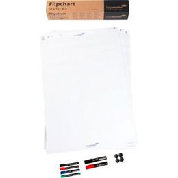 Flipchart-Starter-Set Legamaster 7-124900, Bl&ouml;cke, Marker, Magnete, 14-teilig