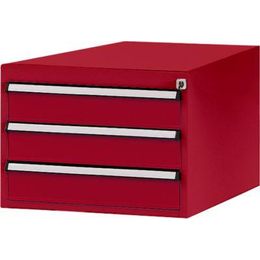 Manuflex Schubladen-Unterbau, f&uuml;r T 1000 mm, rubinrot