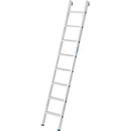Anlegeleiter Krause, TRBS 2121-2, Arbeitsh&ouml;he 3150 mm, 8 rutschfeste Profilstufen mit T 80 mm, Fu&szlig;stopfen, Aluminium