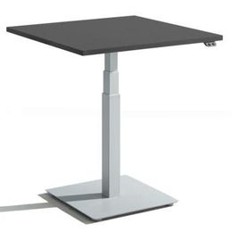 Sch&auml;fer Shop Sch&auml;fer Shop Select Monos&auml;ulen-Beistelltisch Start Off, elektrisch h&ouml;henverstellbar, B 800 x T 800 mm, graphit