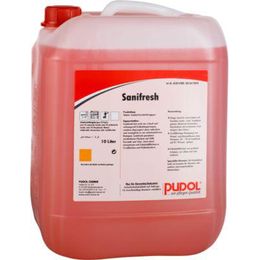 Sanit&auml;r Reiniger Sanifresh, 10 L-Kanister