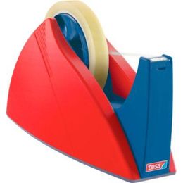 Tesa Profi-Tischabroller, rot/blau, f. Rolle 66 m x 25 mm