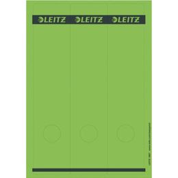 Leitz&reg; R&uuml;ckenschilder lang, PC-beschriftbar, R&uuml;ckenbreite 80 mm, selbstklebend 75 St., gr&uuml;n