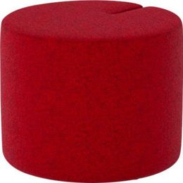 Nowy Styl NowyStyl Sitzpouf Tri.Ply S, modular, Blazer-Stoff, &oslash; 55 cm, rot