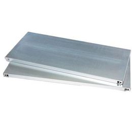 Sch&auml;fer Shop Fachb&ouml;den, f&uuml;r Materialschr&auml;nke ohne Mitteltrennwand & mit B 950 mm, bis 50 kg, B 950 x T 500 mm, verzinkter Stahl, silber