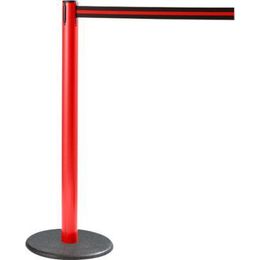 RS-GUIDESYSTEMS&reg; Gurtpfosten GLA 28, rot, Gurt schwarz/rot