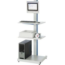 Rau Computer-St&auml;nder Typ 6018, B 650 x T 650 x H 1850 mm, station&auml;r