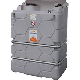 Alt&ouml;ltank CEMO CUBE Indoor, integrierte Auffangwanne, 1500 l, Einf&uuml;lltrichter, F&uuml;llstandsanzeiger, B 1200 x T 1150 x H 1740 mm