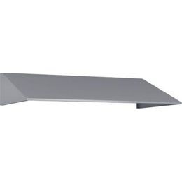 Schr&auml;gdachaufsatz f&uuml;r C+P Schlie&szlig;fachschrank Resisto, Neigung von 26&deg;, B 1148 x T 640 x H 230 mm, Stahl, wei&szlig;aluminium RAL 9006