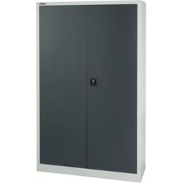 Sch&auml;fer Shop Sch&auml;fer Shop Select Materialschrank MS 2412, H 1935 mm, Leergeh&auml;use, RAL 7035 lichtgrau/ RAL 7016 anthrazitgrau