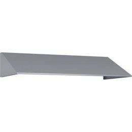 Schr&auml;gdachaufsatz f&uuml;r C+P Schlie&szlig;fachschrank Resisto, Neigung von 26&deg;, B 1148 x T 540 x H 230 mm, Stahl, wei&szlig;aluminium RAL 9006