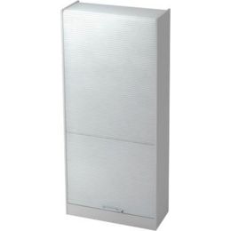 Rollladenschrank TARVIS, abschlie&szlig;bar, 5 Ordnerh&ouml;hen, B 900 x T 400 x H 2004 mm, lichtgrau/lichtgrau