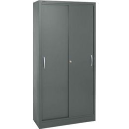 Sch&auml;fer Shop Sch&auml;fer Shop Select Schiebet&uuml;renschrank, 5 Ordnerh&ouml;hen, B 1200 mm, graphit RAL 7024