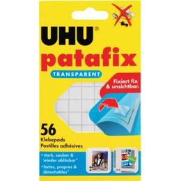 UHU patafix Klebepads, transparent, 56 St&uuml;ck
