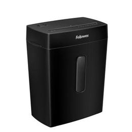 Aktenvernichter Fellowes&reg; Powershred P-42C, Partikelschnitt 4 x 34 mm, P-4, 15 l, 8 Blatt Schnittleistung, schwarz